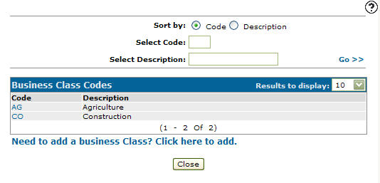 Editing a Business Class Code