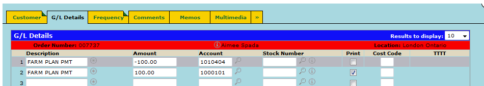 How to take a payment on a Farm Plan Through a General Invoice