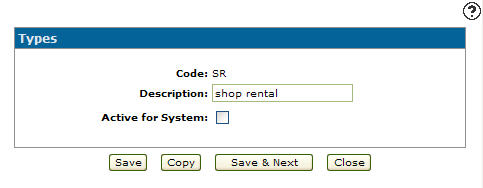 Reactivating an Inactive Work Order Type Code